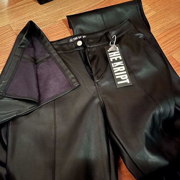 Pants & Jumpsuits | The Kript Leather Pants | Poshmark